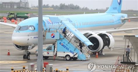 대한항공 호주행 여객기 긴급 회항이륙 후 엔진 이상”
