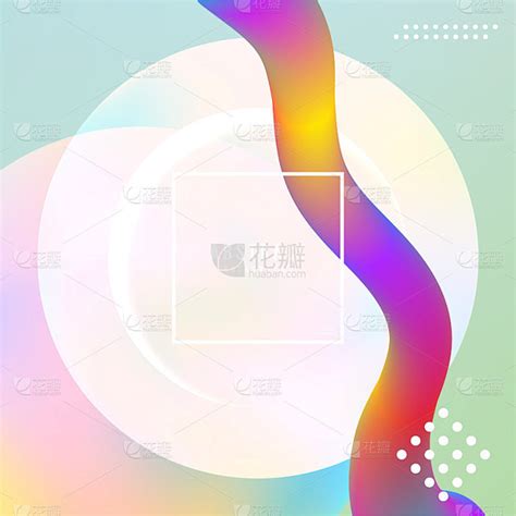 未来自然的几何图案自然几何背景