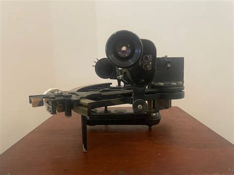 Micrometer Sextant From 1957 1 Brass Bronze Mid 20th Century