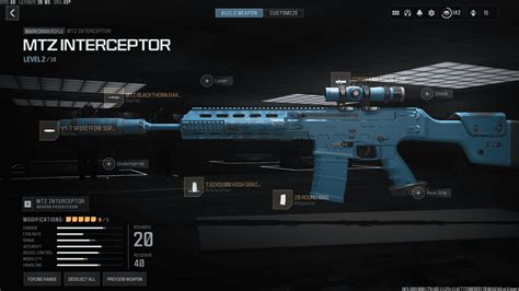 Best Mtz Interceptor Loadout Warzone Season 1 Long Range Meta Class