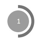 Css Shapes CSS Half Arch Around Full Circle Stack Overflow