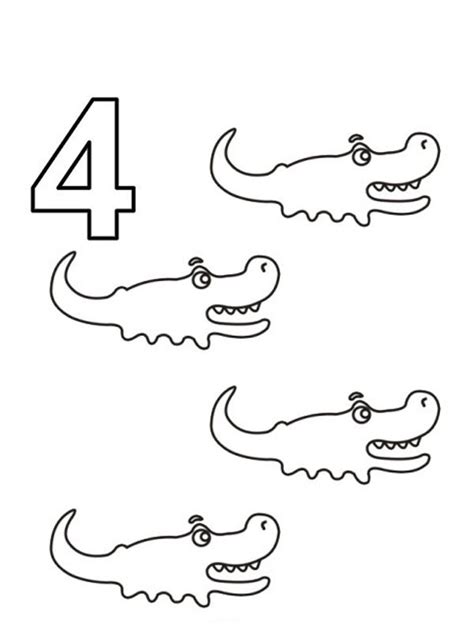 Bojanke Za Decu Brojevi Numbers Preschool Math Activities