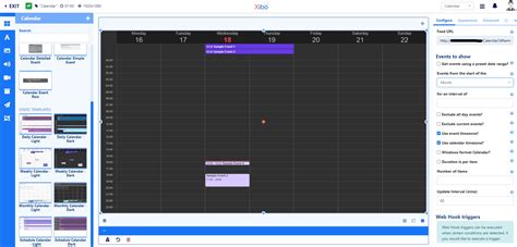 Calendar Templates Start Of The Month Not Working Cms Features And