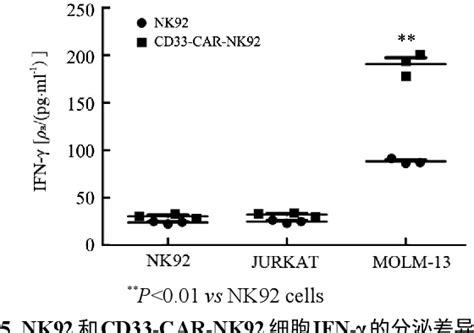 Figure 5 From Killing Effect Of Nk92 Cells Modified With Cd33 Car On