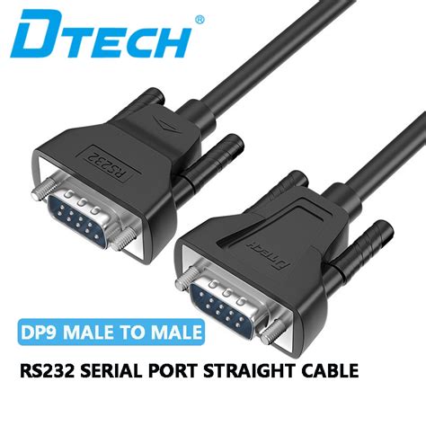 DTech DB9 9 Pin Serial Cable Male To Male RS232 Straight Through