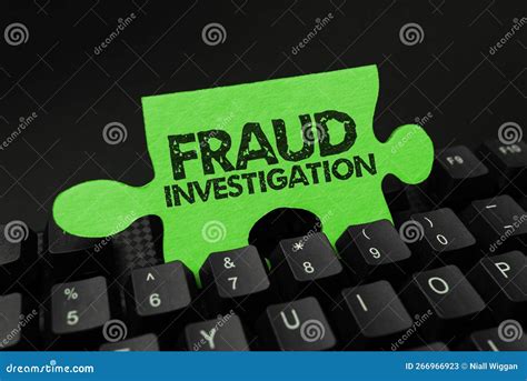 Conceptual Caption Fraud Investigation Business Showcase Process Of