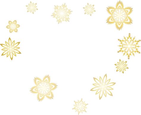 Premium Vector Winter Frost Print Festive Frame
