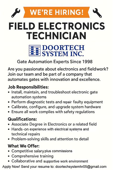 Electronics Technician Facebook