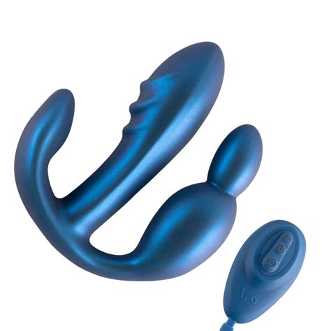 Our Pleasure Discreet Vibrators Wearable Anal Vibrator Metallic Color