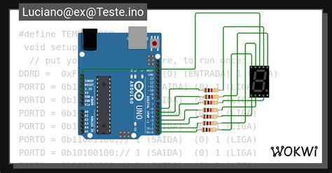 Luciano Ex Teste Ino Wokwi ESP STM Arduino Simulator