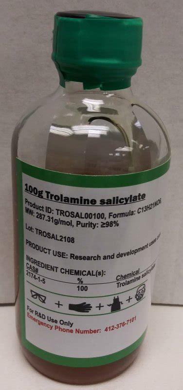 Trolamine Salicylate Biofuran Materials Allbiz