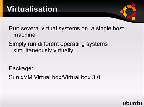 Ubuntu Presentation Ppt