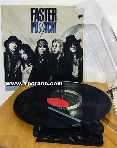 Faster Pussycat Lp 1987 Signed Autographed Debut St 1st Check