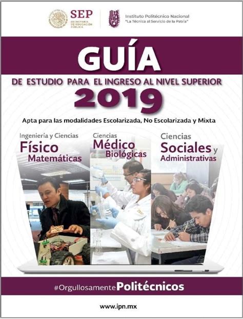 Guía Ipn 2024 】 Pdf Gratis Nivel Superior Todas Las Áreas