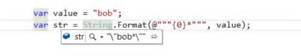 C Stop Visual Studio Debug Putting Slash In String Containing Double Quotes Stack Overflow