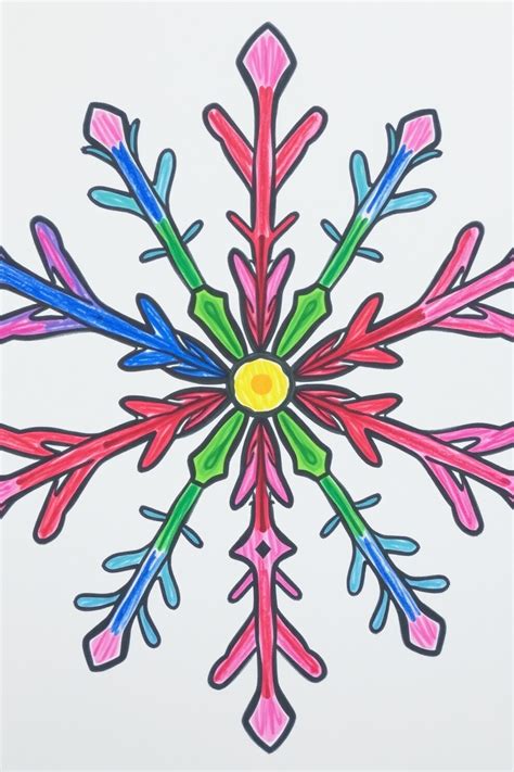 12 Snowflake Drawing Ideas Various Styles And Skill Levels