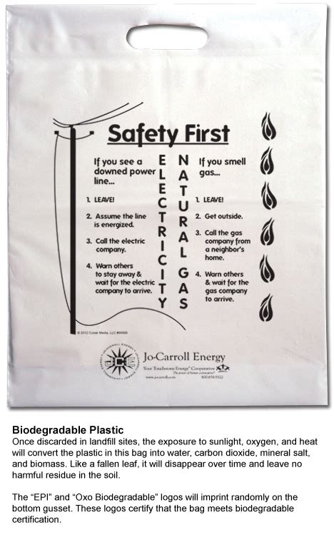 Biodegradable Downed Power Line And Natural Gas Leak Safety Bag