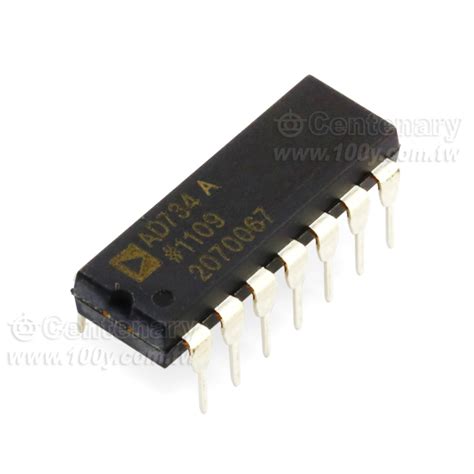 勝特力電子零件材料 Ad734anz 14p Dip Adi