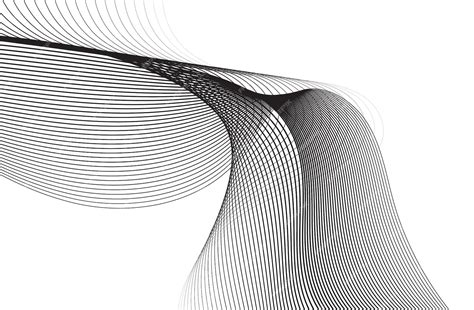 Premium Vector Abstract Wave Element Vector Line Art Waves Background Design
