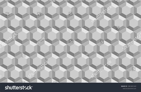 Simple Design Vector Pattern Hexagon Surface Stock Vector Royalty Free