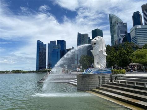 싱가포르의 랜드마크 머라이언 파크 트립닷컴 싱가포르