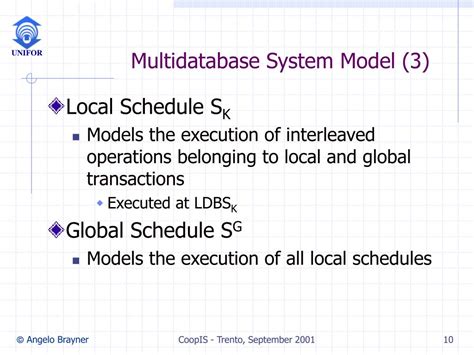 Ppt Global Semantic Serializability An Approach To Increase Concurrency In Multidatabase