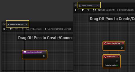 Unreal Engine Construction Script скрипт конструктора Ue5 Ue4