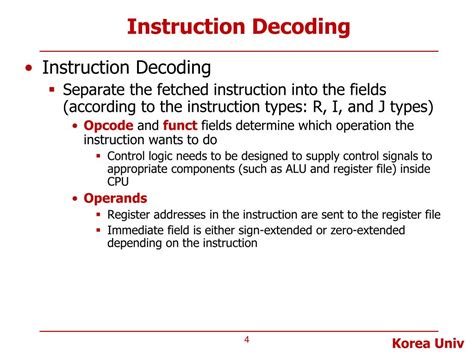 Ppt Lecture 9 Mips Processor Design Decoding And Execution