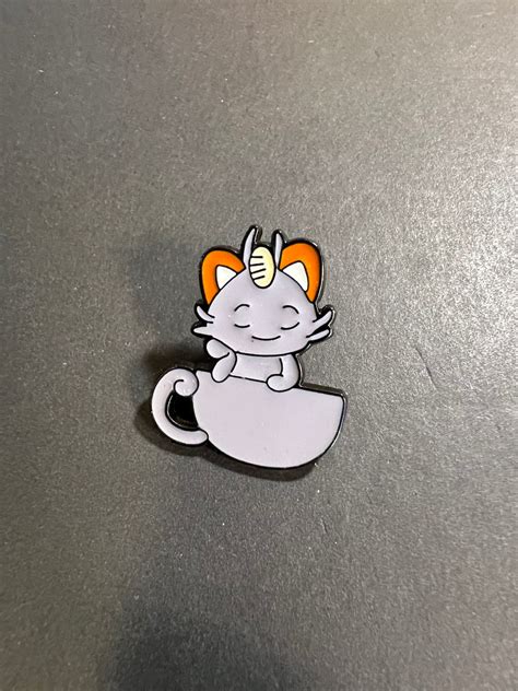 Pokemon Alolan Meowth Metal Pin Jab Games13
