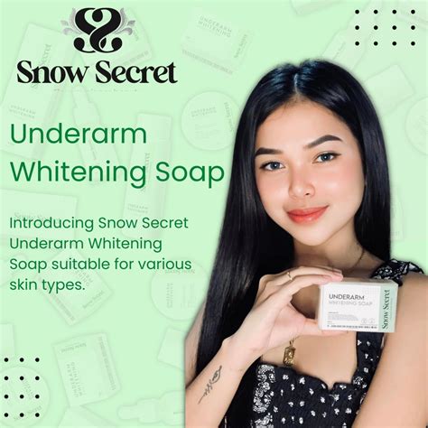Snow Secret Underarm Whitening Soap Brightens And Cleanses Underarm