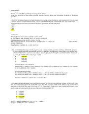 Problem Set 1 FINA 5120 1 Answer Docx Problem Set 1 You Will Earn Half Of The Credits By