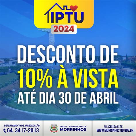 Prefeitura reforça Campanha do Imposto Territorial e Predial Urbano