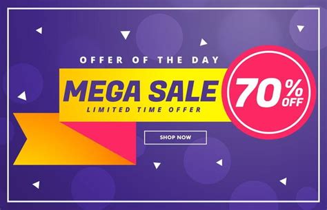 현대 메가 세일 할인 쿠폰 템플릿 디자인 Eps Uidownload