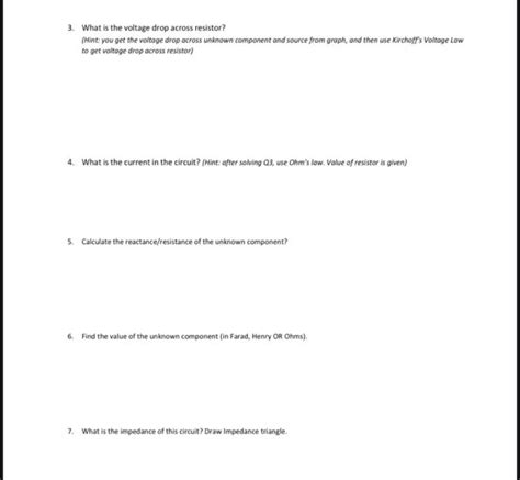 Solved The Oscilloscope Screen Is Shown Below 1 What Is