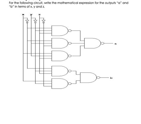 Solved For The Following Circuit Write The Mathematical Chegg