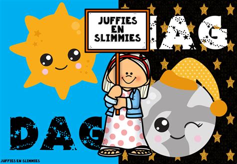 Dag En Nag Temaprente En Aktiwiteitsboekie Vir Kleuters Juffies