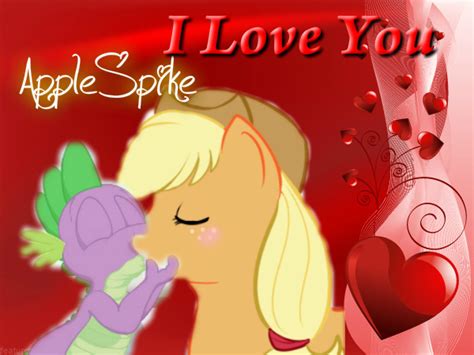 Applespike Kiss By Cowgirlapplejack On Deviantart