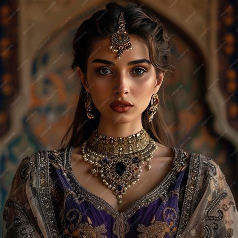 Premium Ai Image A Stunningly Beautiful Queen Tara Is Wearing A Royal Dress And Looking At The