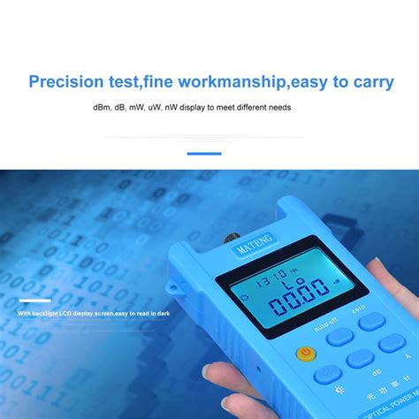Optical Power Meter 70 3dbm Fiber Optic Cable L Grandado