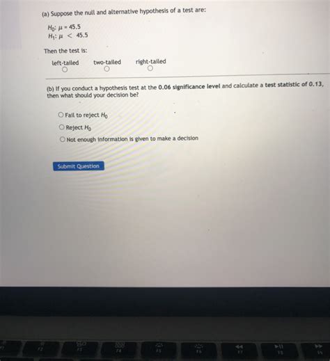 solved a suppose the null and alternative hypothesis of a