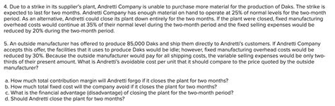 Solved Problem Algo Relevant Cost Analysis In A Chegg Com