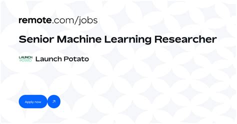 Senior Machine Learning Researcher At Launch Potato Remote