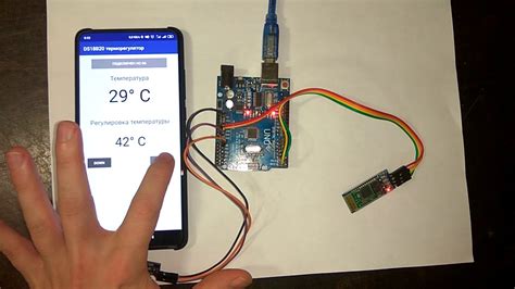 Ds18b20 терморегулятор Arduino Android Youtube