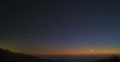 Comet Lemmon And Comet Panstarrs Over The Atacama Desert In South