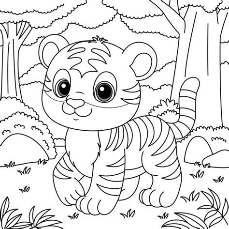 Ver M Larbilder Av Tiger Gratis Att Skriva Ut