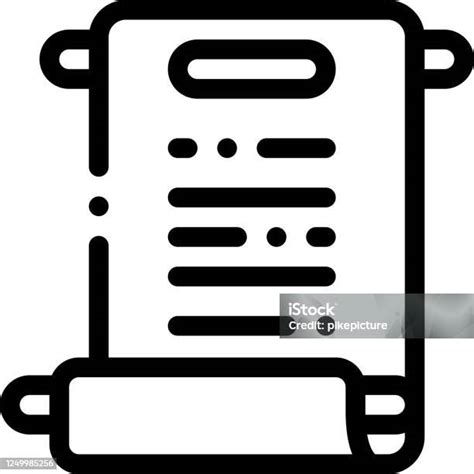 捲動的紙張圖示向量輪廓插圖向量圖形及更多信封圖片 信封 傳統 外型 Istock