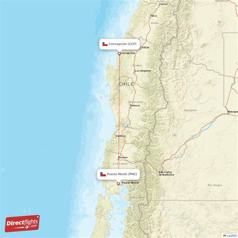 Direct Flights From Concepcion To Puerto Montt Ccp To Pmc Non Stop