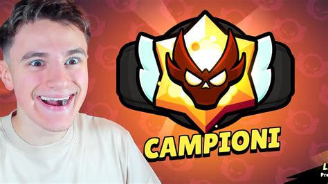 Finalmente Sono Campione Su Brawl Stars Youtube
