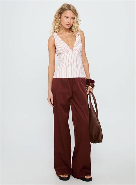 Dorie Straight Leg Pants Pistachio Princess Polly