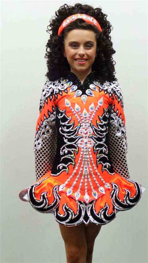 Doire Dress Designs Irish Dance Solo Dress Costume The Black Flames